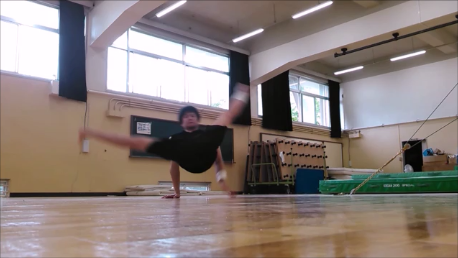 アクロバットマン 技講座 トーマスフレア Thomas flare 開脚旋回